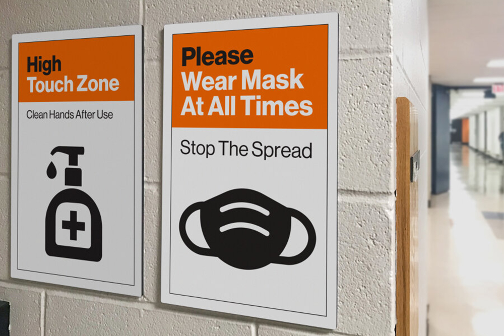 Notification Signage - MB Contract Furniture, Inc.