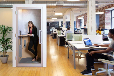 Create an Island of Privacy with Phone Booths and Pods - MB Contract ...