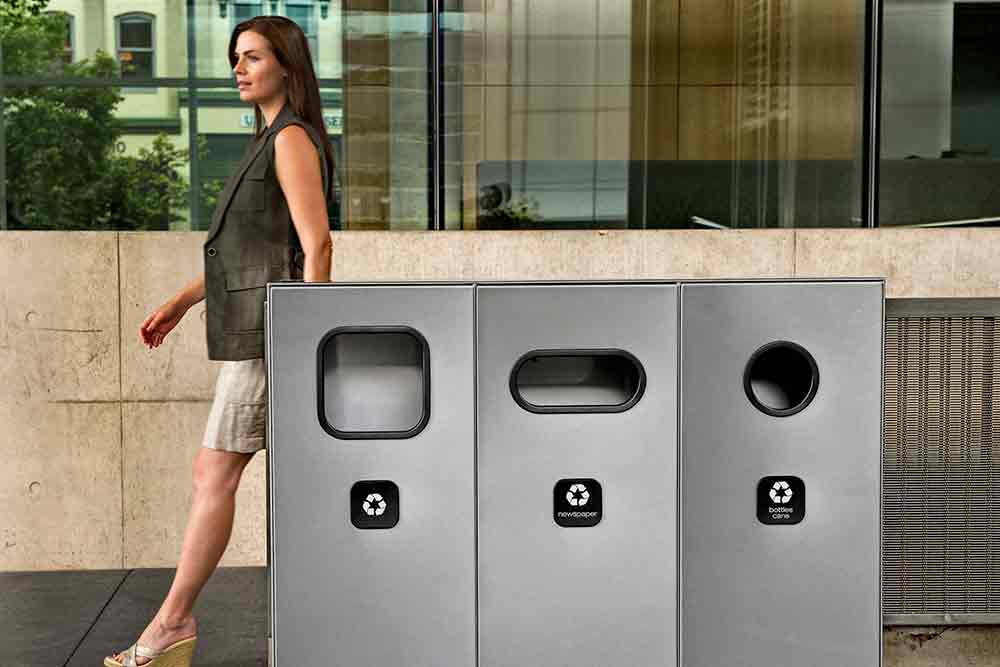 Waste & Recycling Receptacles - MB Contract Furniture, Inc.