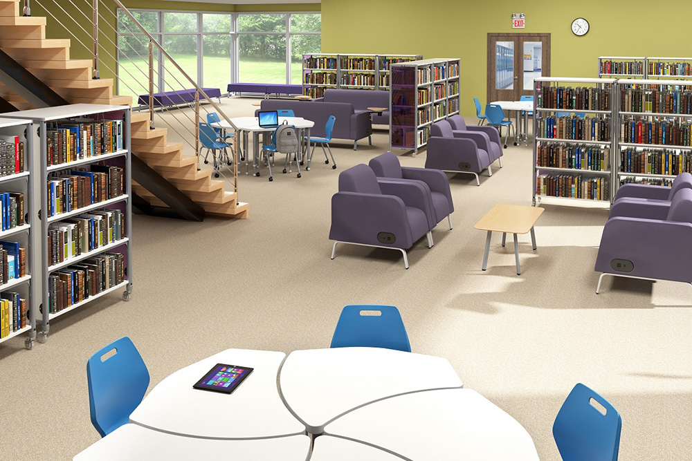 Library Furniture - MB Contract Furniture, Inc.