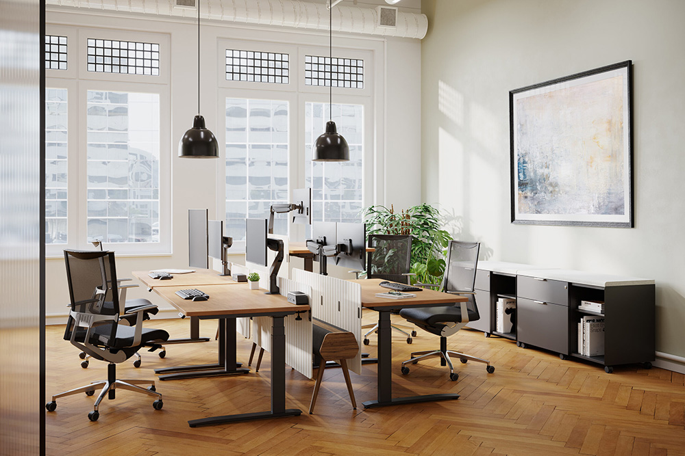 HAT Collective E2 Monitor Arms - MB Contract Furniture, Inc.