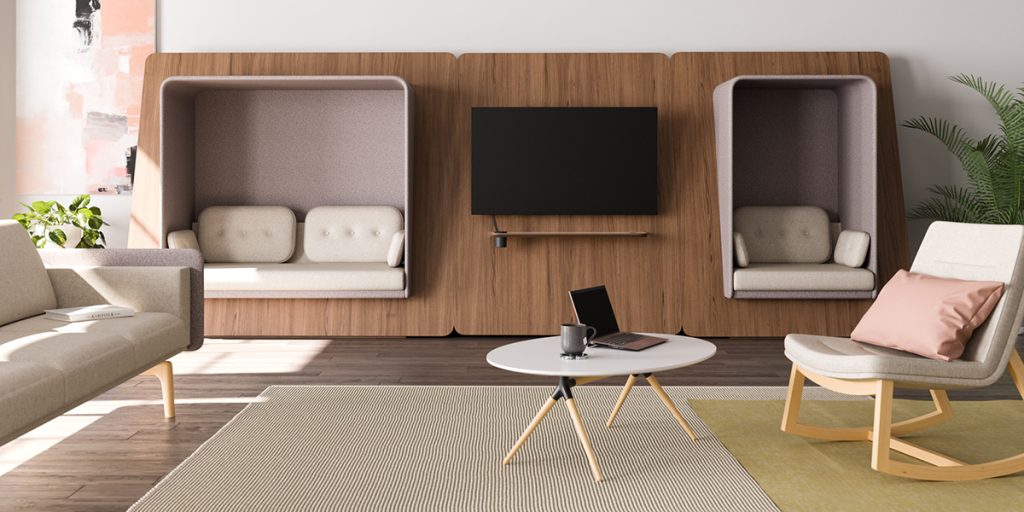 Transforming Lobbies and Open Workspaces with Privacy Lounge Furniture ...
